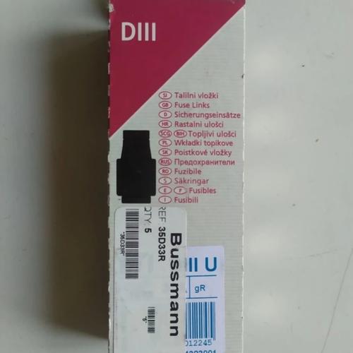 Jual Fuse Silized 35D33R 35A 500V 8kA ETI Ultra Quick Bussmann ...