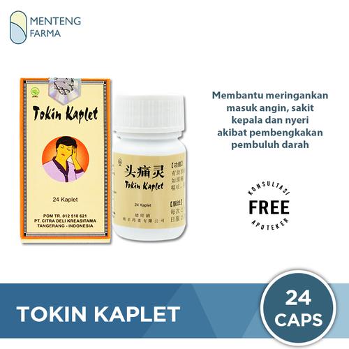 Jual Tokin Kaplet - obat untuk sakit kepala, migren, nyeri syaraf ...