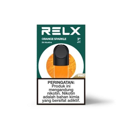 Jual RELX Pods Pro Orange Sparkle 100% Authentic - Cartridge RELX Pro ...