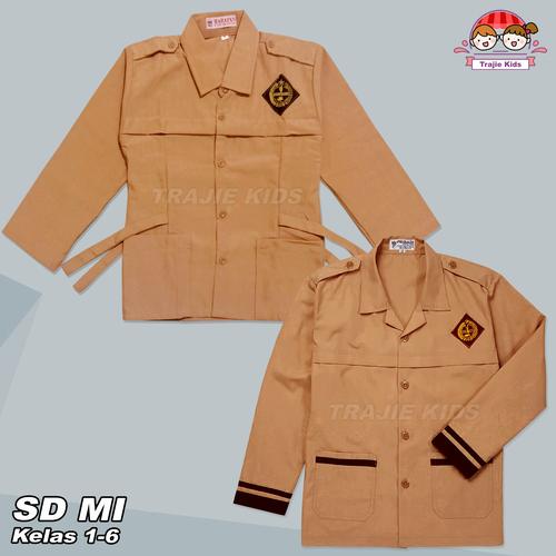 Jual Seragam Pramuka Sekolah SD Anak Perempuan Kelas 1-6 Lengan Panjang ...