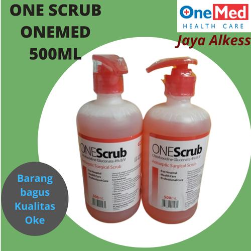 Jual One Scrub Onemed 4% 500 ml / Hand scrub One Med 4 % / Dispenser ...