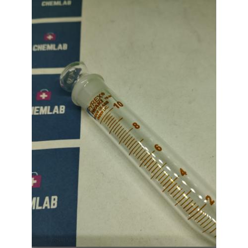 Jual IWAKI Centrifuge Tube with Glass Stopper, Conical, Graduation 10ml ...