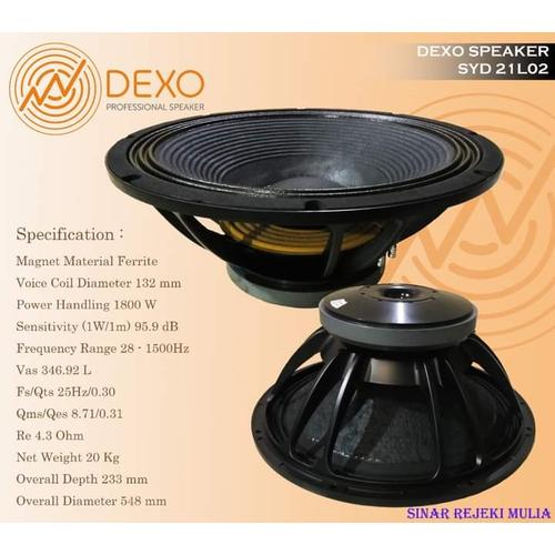 Jual SPEAKER DEXO 21 INCH SYD21L02 SPEAKER DEXO SYD 21L02 - Kota ...