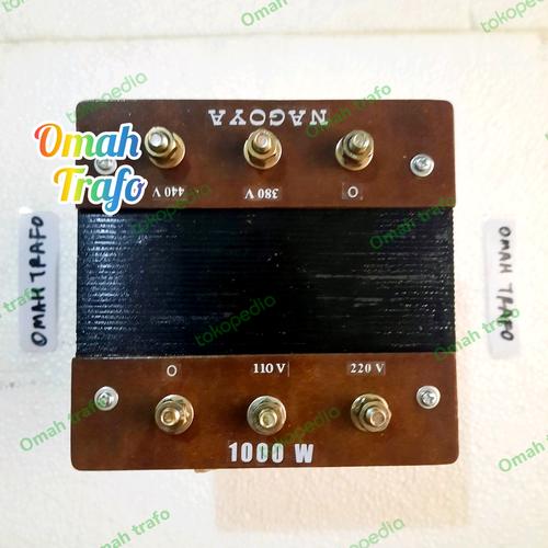 Jual trafo auto step up dan travo step down 1000 watt 380 440v / 110 ...