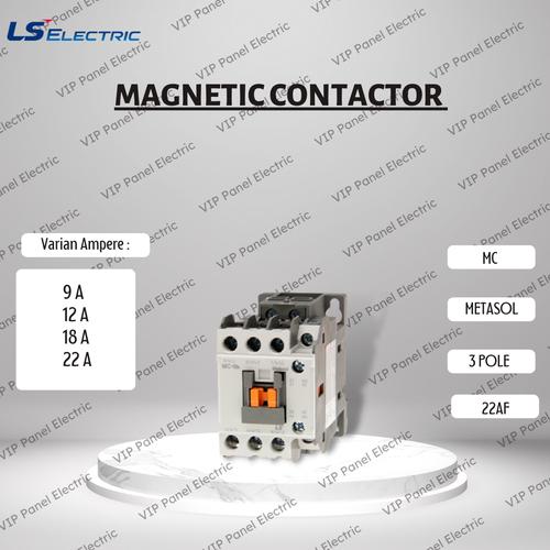 Jual KONTAKTOR / CONTACTOR 3P LS (9A, 12A, 18A, 22A) METASOL - Jakarta ...