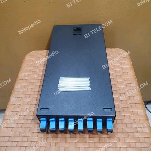 Jual odf 8 core lengkap adapter SC / Otb 8 core/ roset 8core lengkap ...