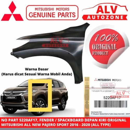 Jual FENDER SPACKBOARD SPAKBOR DEPAN KIRI ORIGINAL ALL NEW PAJERO ...