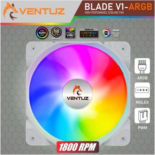 Jual VENTUS BLADE V1 WHIT-PUTIH ARGB FAN -12cm-P - Kota Denpasar ...