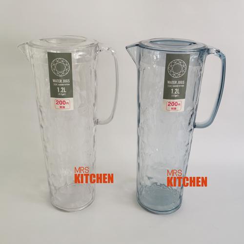 Jual WATER JUGS SLIM DIAMOND PATTERN JUG TEKO AIR 1.2L 1.2 LITERS ...