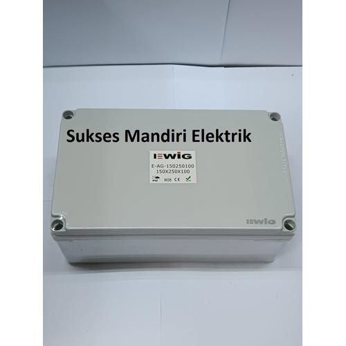 Jual DURADUS 150×250×100mm/JUNCTION BOX 150X250X100 ABS EWIG Polos IP66 ...