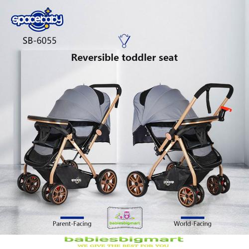 Jual Baby Stroller SPACEBABY SB-6055 Setir bolak balik SPACE BABY ...