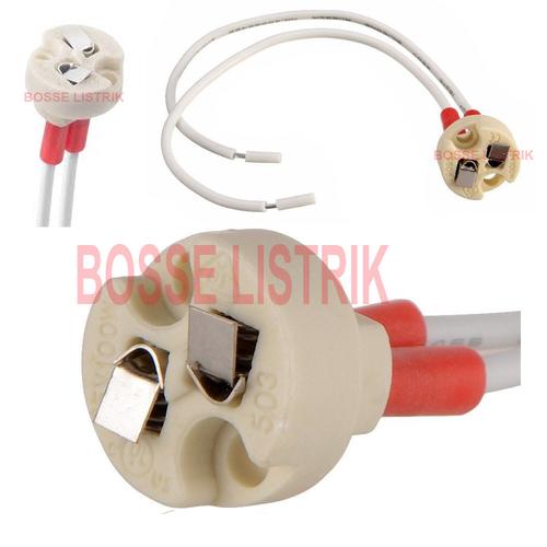 Jual Fitting Socket Lampu MR16 Tusuk G5.3 plat kuningan - Kota Surabaya ...