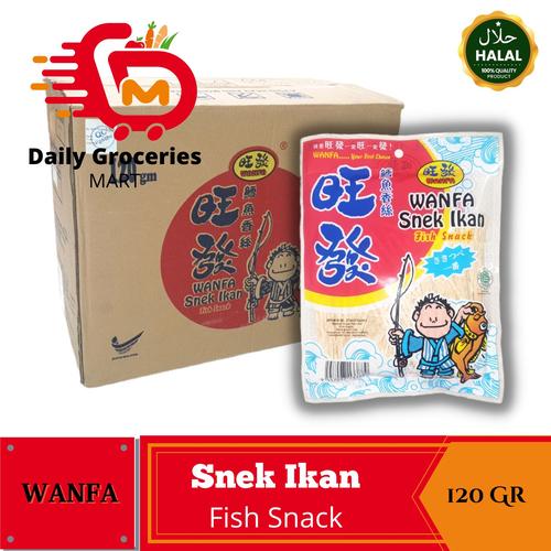 Jual Snek Ikan WANFA Cemilan Stik Ikan - Dried Fish Fillet Snack Halal ...