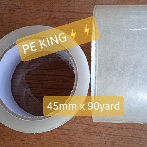 Jual Isolasi Bening 45mm x 90 Yard Lakban Solasi PEKING Surabaya Kilat - 25 Meter Bening - Kota ...