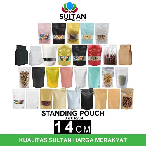 Jual Plastik Klip Variasi Ukuran 14cm Standing Pouch Kemasan Sealer ...