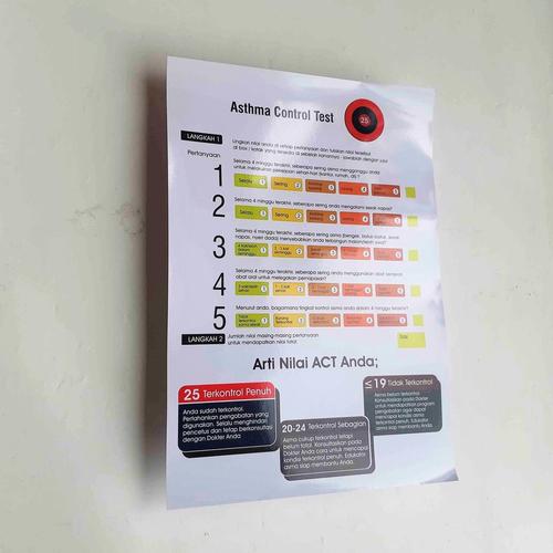 Jual Poster Asthma Control Test, Poster Asma Kontrol Tes, Poster ACT ...