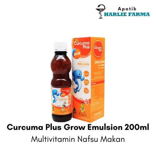 Jual Curcuma Plus Grow Emulsion Jeruk 200ml-Multivitamin Suplemen Makan ...