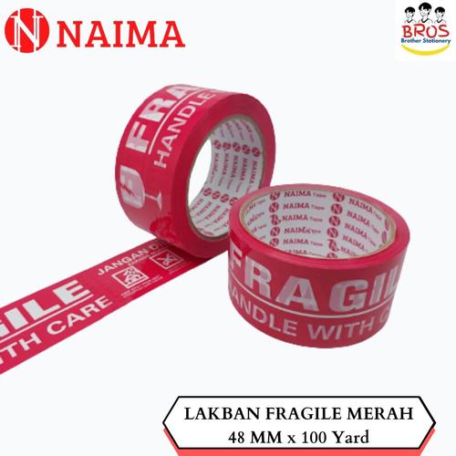 Jual Lakban Fragile Jangan Di Banting 48MM x 100Yrd / Lakban Fragile 2 ...