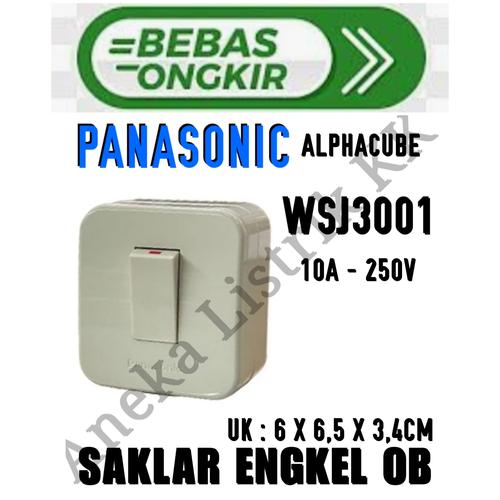 Jual PANASONIC ALPHACUBE WSJ3001 SAKLAR ENGKEL OB TUNGGAL OUTBOW WSJ ...