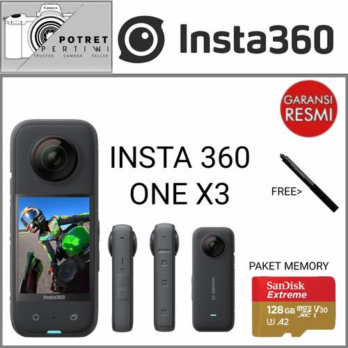 Jual INSTA360 ONE X3 / KAMERA 360X3 / 360 ONE X3 / KAMERA INSTA360 ONE ...