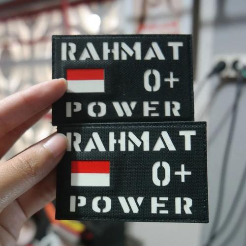 Jual patch laser custom nama dan logo untuk di bodyvest dan lain lain ...