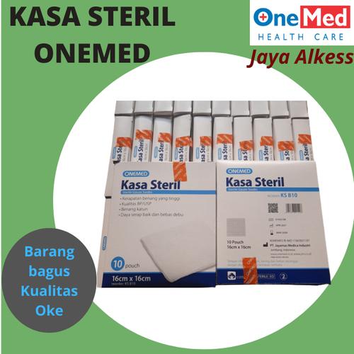 Jual Kasa Steril OneMed 16x16 Kassa Hidrofil One Med 16 x 16 cm 16x16cm ...