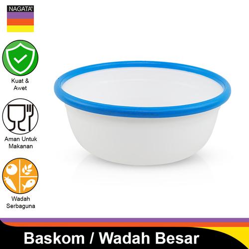 Jual Baskom nagata - baskom cuci - baskom bulat putih - wadah cuci ...