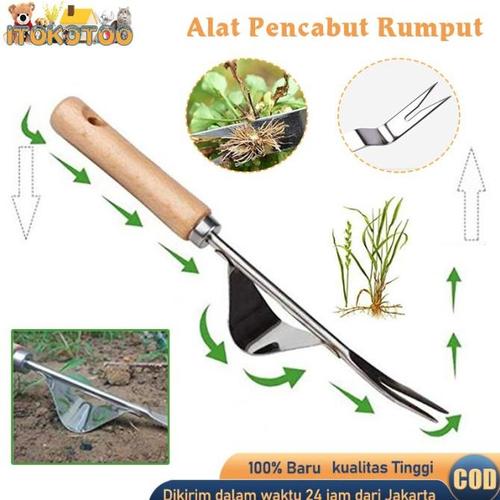 Jual ALAT PENCABUT RUMPUT LIAR MANUAL BAHAN STAINLESS STEEL UTK KEBUN ...