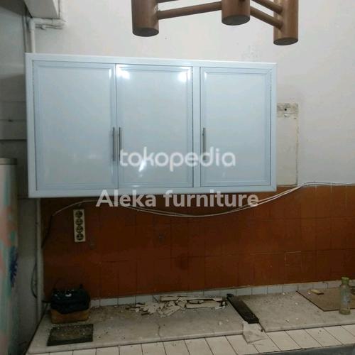 Jual LEMARI DAPUR ALUMINIUM TEBAL/LRMARI DAPUR ATAS/LDG 3 PINTU ...