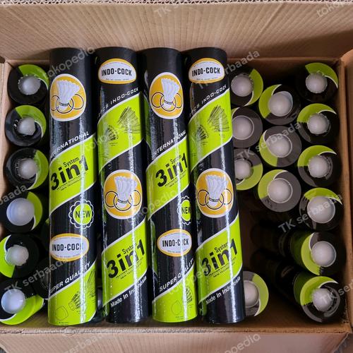 Jual SHUTTLECOCK BADMINTON INDOCOCK HITAM&INDOCOCK 3IN1 - Hitam - Kota ...