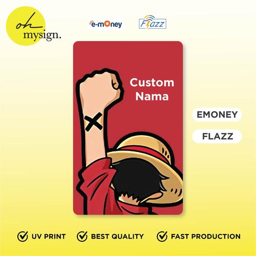 Jual Emoney Flazz One Piece Kartu E-Toll Mandiri BCA UV Print - Emoney ...