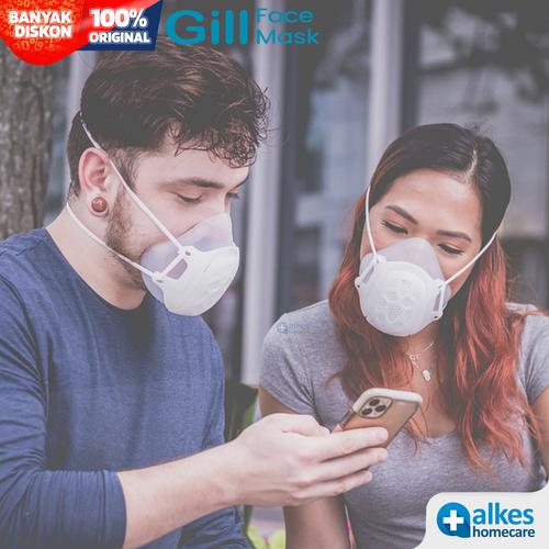 Jual Gill Mask - Reusable Respirator Mask - Masker Pakai Ulang (White ...