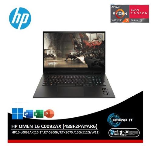 Promo HP OMEN 16 C0092AX | R7 5800H 16GB 512SSD RTX3070 8GB 16"FHD IPS ...