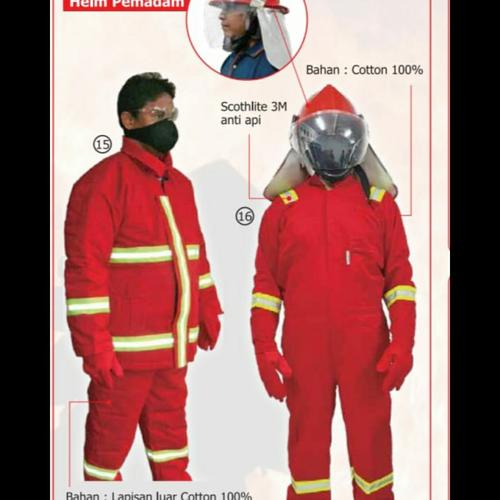 Jual Baju Set Pemadam Api Damkar APAR inc Helm Sarung Tangan Tas ...