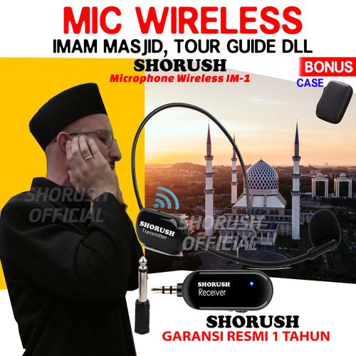 Jual Shorush IM 1 Mikrofon Mic Clip On Wireless Presentasi Tur Imam Masjid - Kab. Malang ...