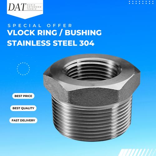 Jual Vlock Ring / Bushing Drat Luar Dalam Stainless Steel - 1/2 x 1 ...