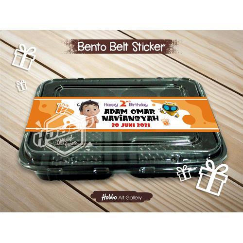Jual Label Bento Ultah - Ikat Box Nasi Ulang Tahun - Ikat Suvenir ...