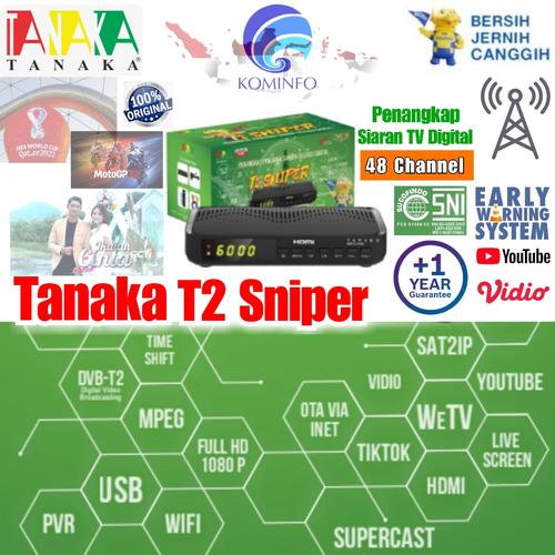 Jual Set Top Box (STB) TANAKA SNIPER DVB-T2 Penangkap Siaran Tv Digital ...