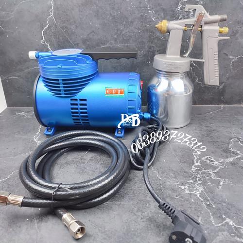 Jual Kompresor Mini Listrik Set OPT Air Compressor Low Pressure Spray ...