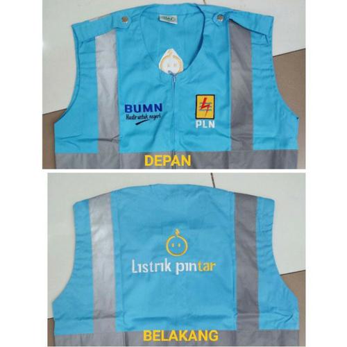 Jual ROMPI PLN ROMPI LISTRIK PINTAR FULL BORDIR - Biru Muda, XXL ...