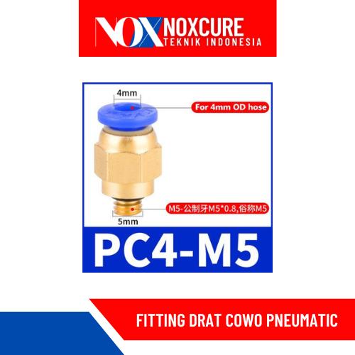 Jual Fitting lurus pneumatic drat male MPC - 4-m5 - Jakarta Barat ...