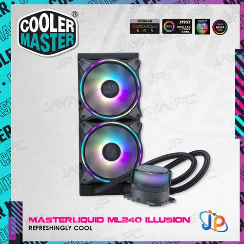 Promo Cooler Master MasterLiquid ML240 Illusion ARGB - CPU Cooler Liquid Fan Cicil 0% 3x ...