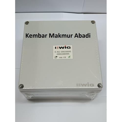Jual DURADUS 200×200×95mm/ JUNCTIO BOX 200X200X95 ABS EWIG Polos IP66 ...