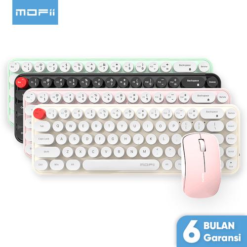 Promo MOFii Keyboard Wireless Mouse Wireless Set 2.4G iDou - Hijau ...