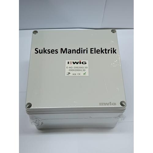 Jual DURADUS 200×200×130mm/JUNCTION BOX 200X200X130 ABS EWIG Polos IP66 ...