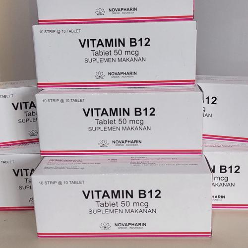 Jual vitamin b12 50mcg 100/box - -- 10 TB/Strip - Jakarta Pusat ...