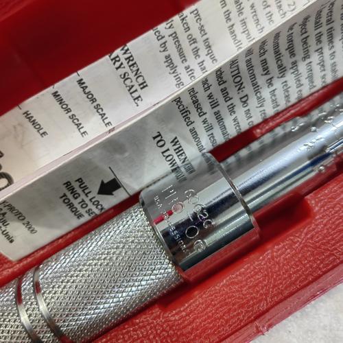 Jual PROTO 6062C Ratcheting Torque Wrench 1/4" Drive 40 in -200 in LBS ...