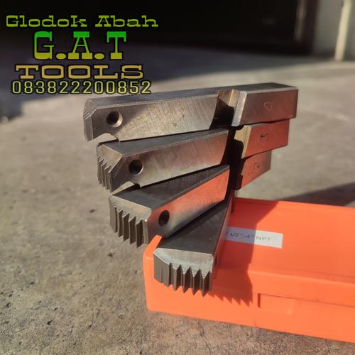 Jual Mata Senai NPT 2 1/2 - 4 Mata Senai Drat Pipa KOTAK Dies Pipe ...