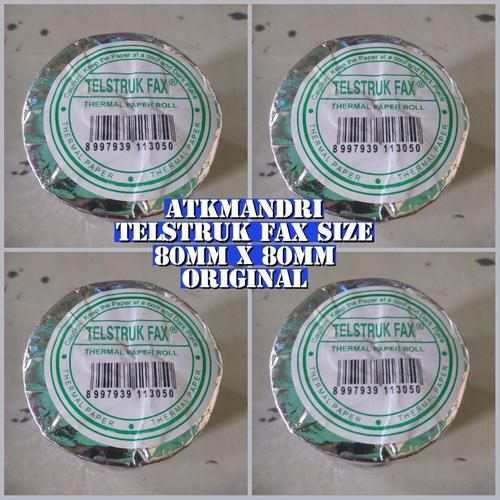 Jual KERTAS THERMAL TELSTRUK FAX 80MM X 80MM ORIGINAL - Jakarta Selatan ...