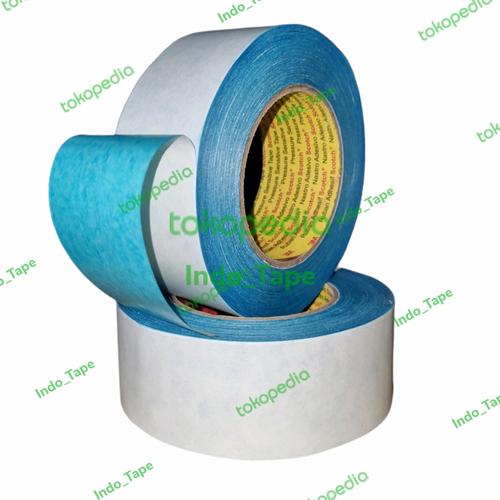 Jual Double Tape Tissu Kertas Biru 3M Daya Rekat Bagus Dan Tahan Panas ...